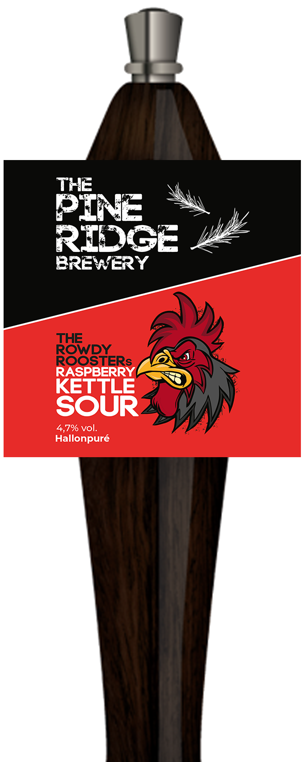 Pine Ridge Brewery - The Rowdy Roosters Raspberry Kettle Sour - TOMP ...