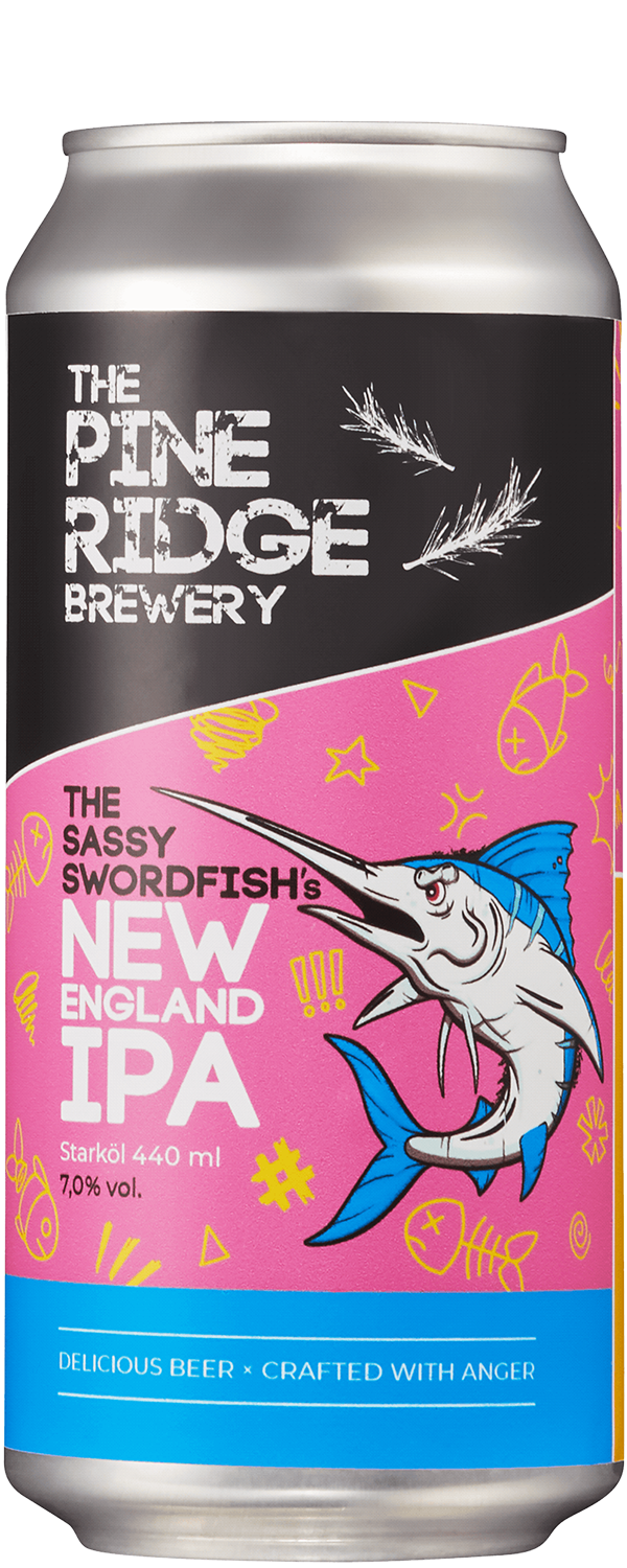 Pine Ridge Brewery - The Sassy Swordfish's NEIPA 44cl - TOMP BEER, WINE ...